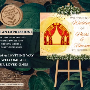 Indian Doli Welcome Sign as Bridal Doli Signs, Wedding Doli Sign ...