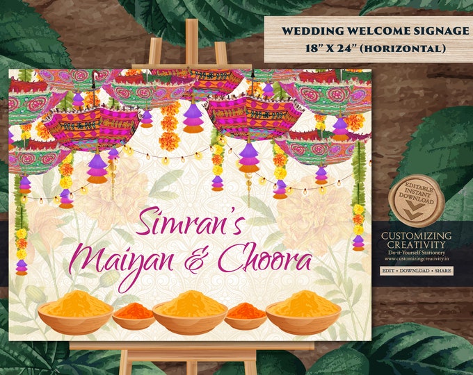 Mustard Miyan Set, Maiyan Ceremony, Indian Wedding, Maiyan Set, Maiyan ...