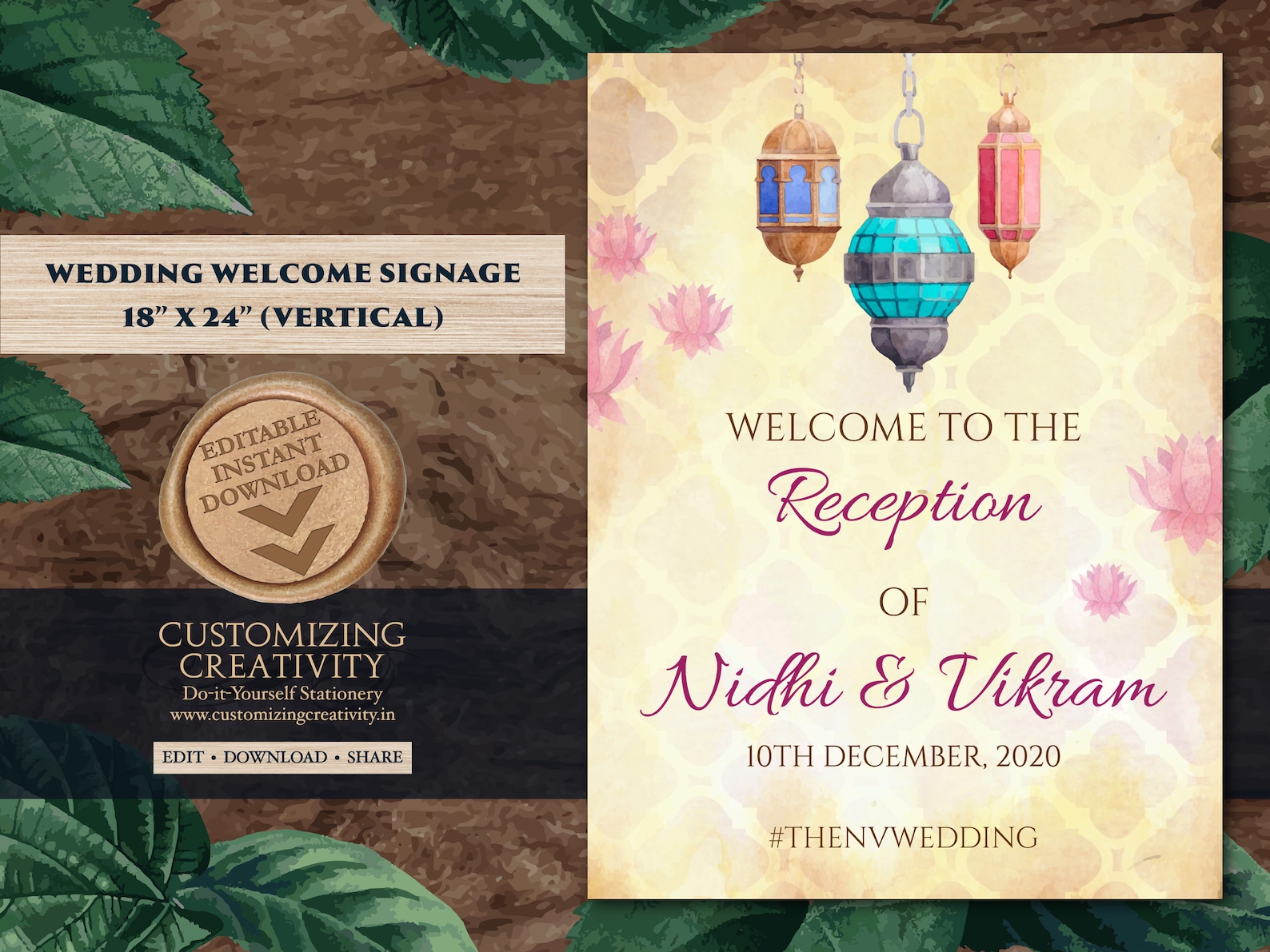 Moroccan Wedding Sign as Muslim Wedding Sign Moroccan Welcome - Etsy