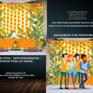 Sreemantham Decor as Seemantham Backdrop, Haldi Decoration as Indian ...