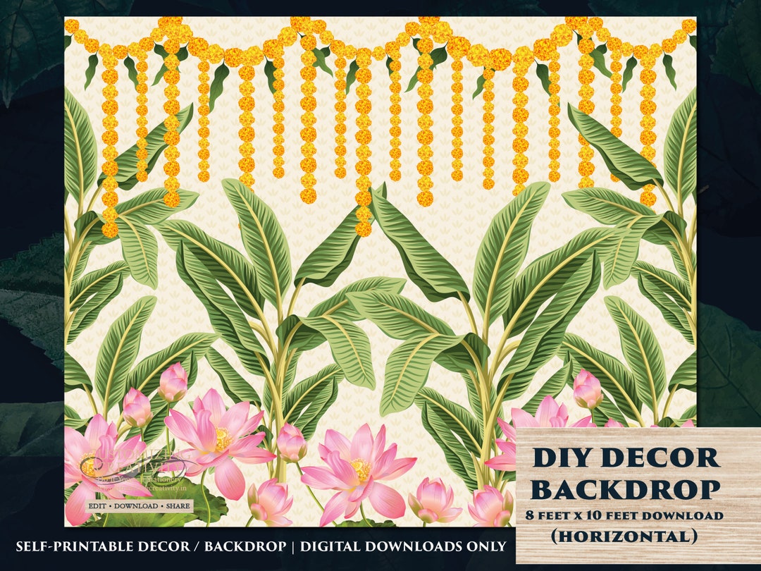 Seemantham Decor & Sreemantham Backdrop, Mehndi Decor as Haldi ...