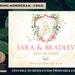 Floral Wedding Logo for Indian Invitation Monogram Crest - Etsy
