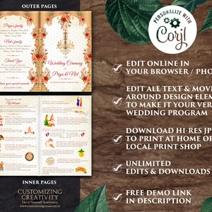 Indian Wedding Program & Hindu Wedding Program, Wedding Guide Gujarati ...