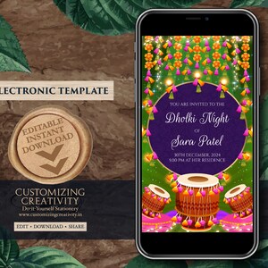 Pakistani Wedding Invites & Muslim Wedding Invites, Muslim Dholki Cards ...