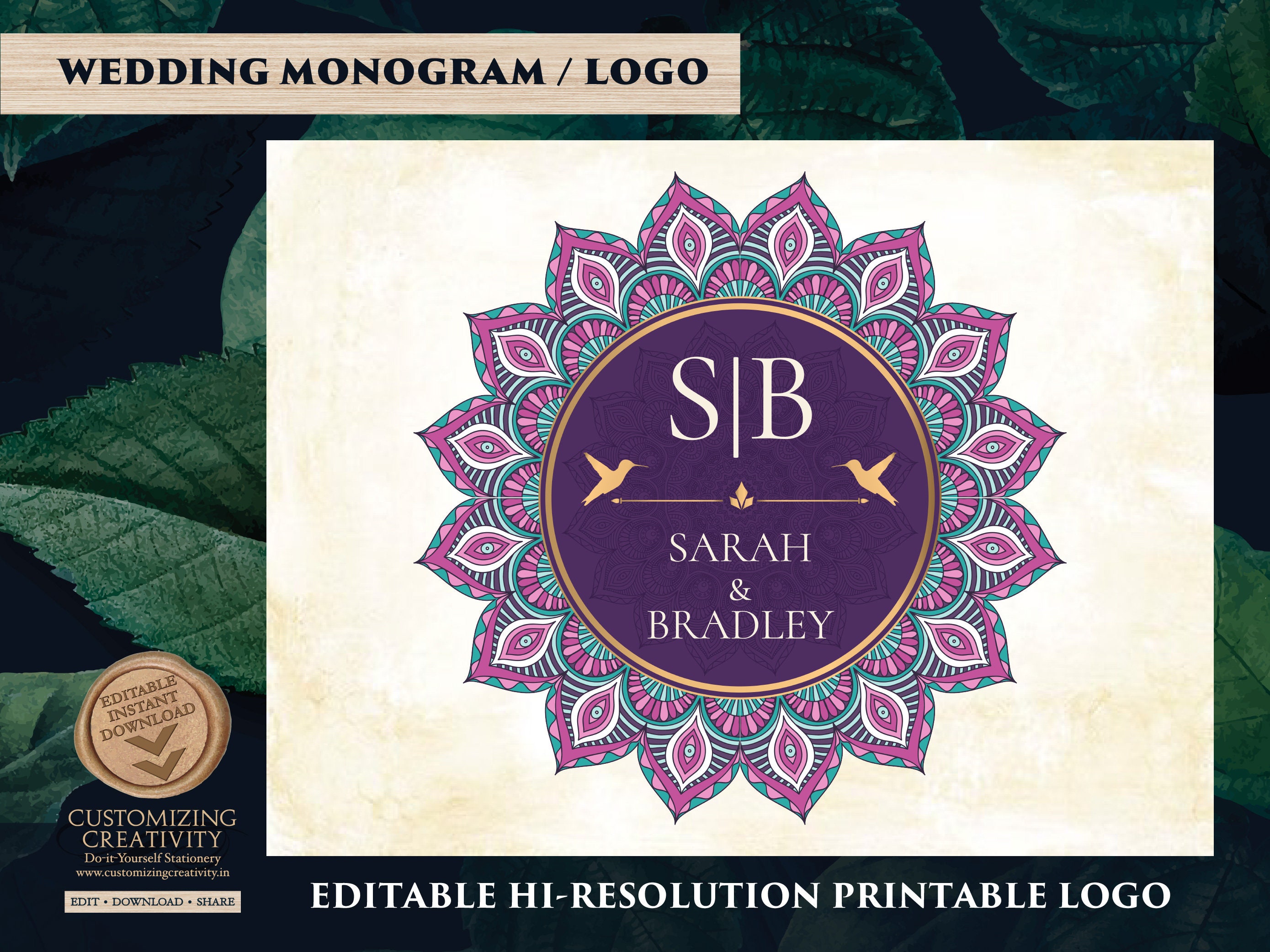 Indian Wedding Logo Design