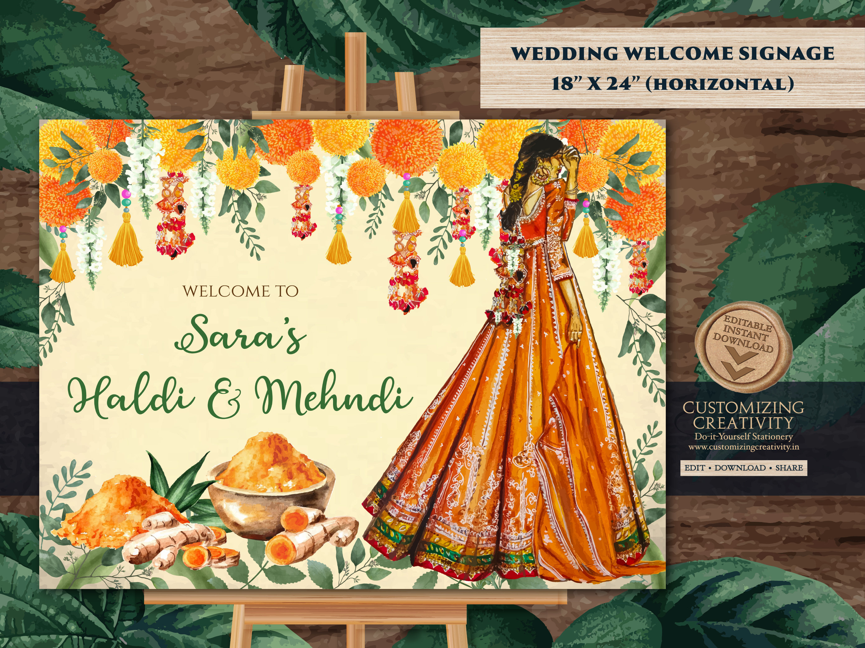 Haldi Posters as Welcome to Haldi Sign Haldi Welcome Signs & - Etsy ...