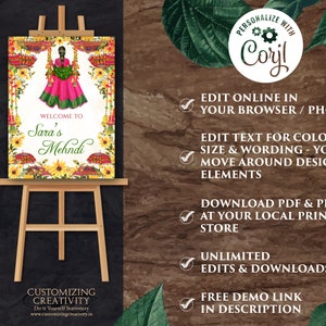 Mendhi Poster as Mehndi Decor Signs Mehndi Signs as Mehndi - Etsy