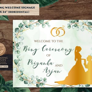 Engagement Welcome Sign & Roka Signs, Rokha Signs as Welcome to Our ...
