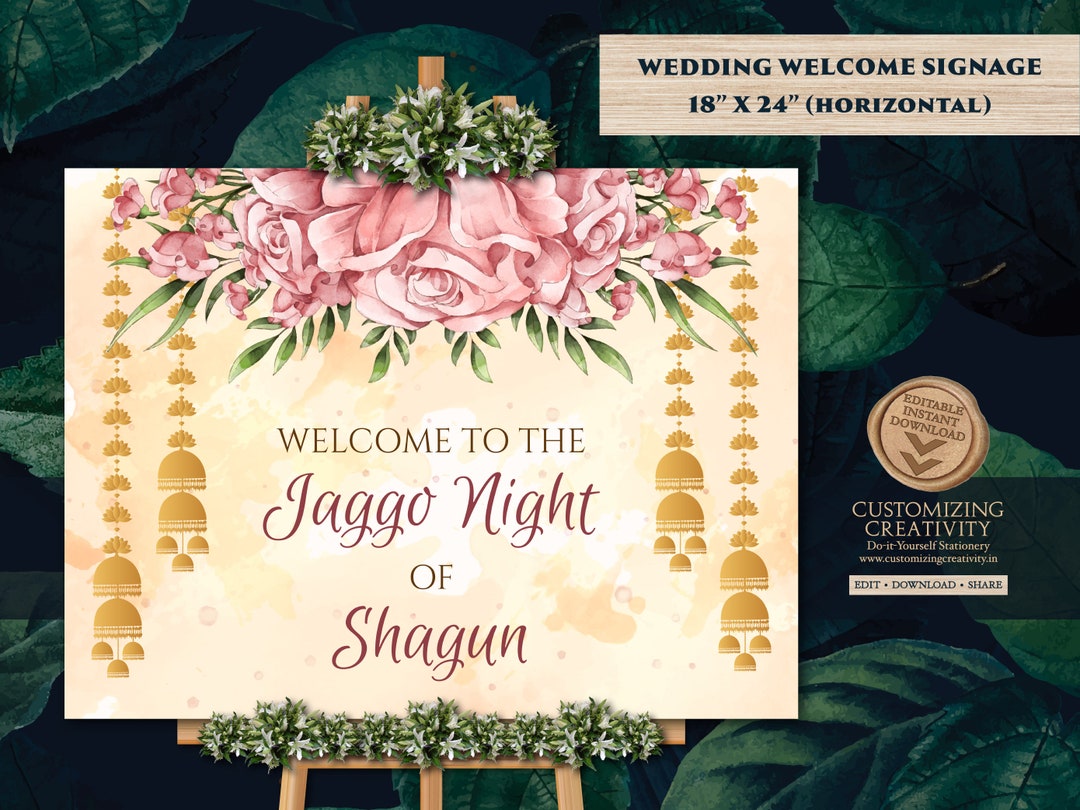 Jaggo Signs Welcome as Punjabi Welcome Sign Kaleera, Jaggo Night Sign ...