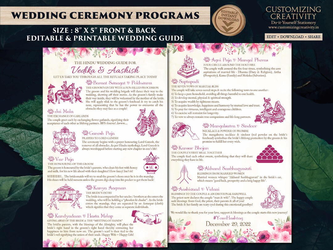 Gujarati Ceremony Template As Gujarati Wedding Program Indian Ceremony gujarati-ceremony-template-as-gujarati-wedding-program-indian-ceremony
