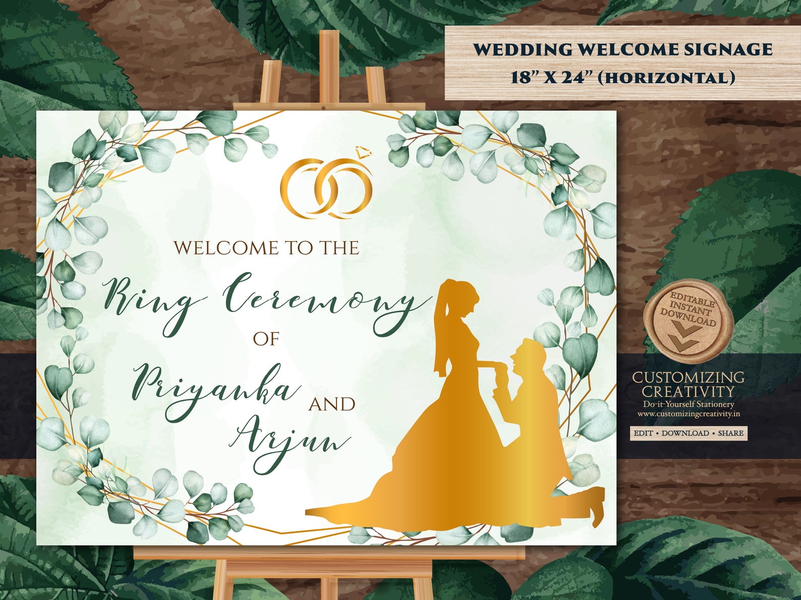 Engagement Welcome Sign & Roka Signs Rokha Signs as Welcome - Etsy