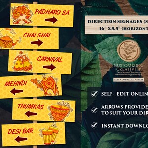 Mehndi Signages Mela as Rajasthani Welcome Signs Indian, Quirky Signs ...