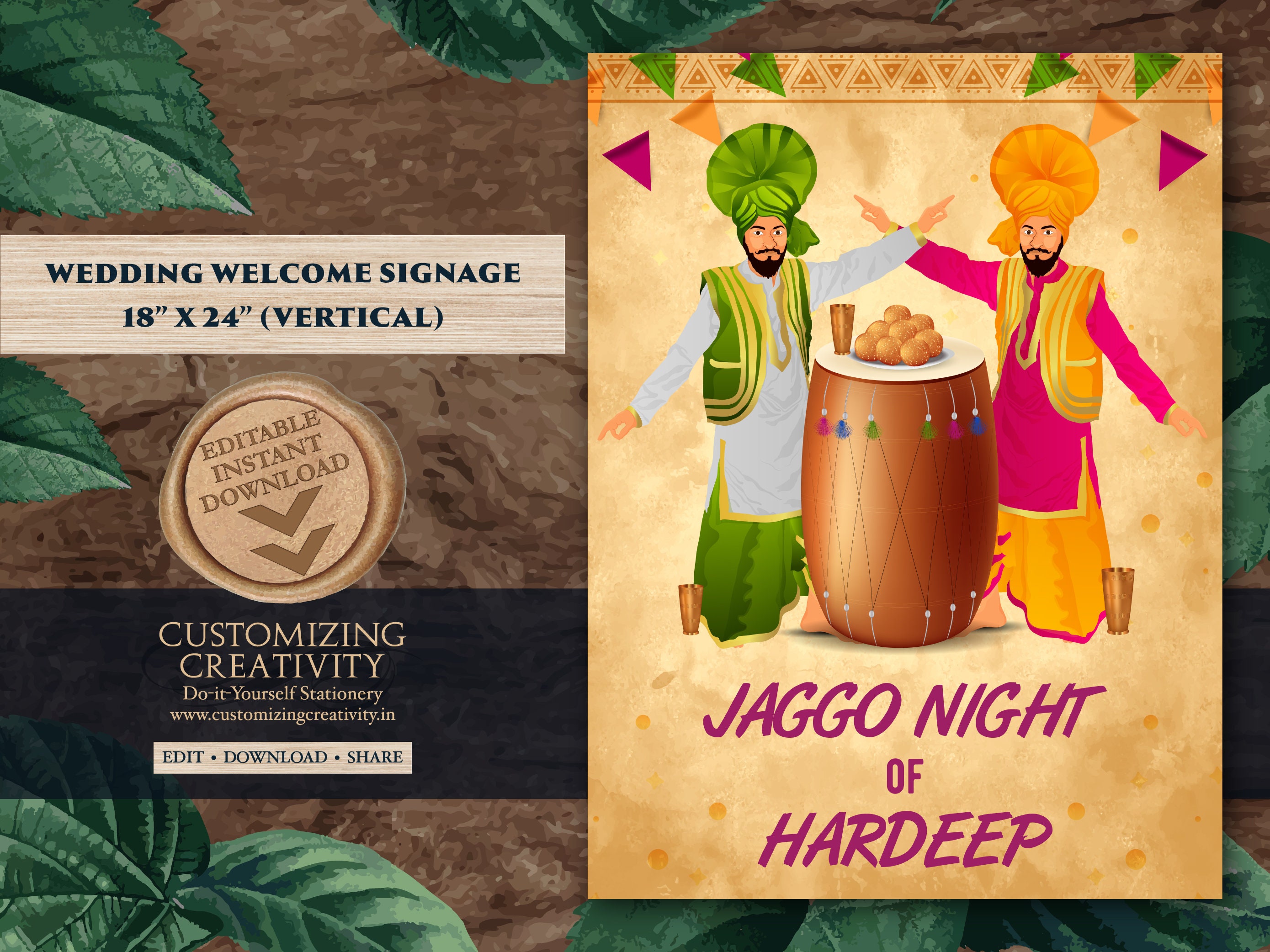 Jago Signs as Jago Night Signs Jago Welcome Signs Indian - Etsy UK