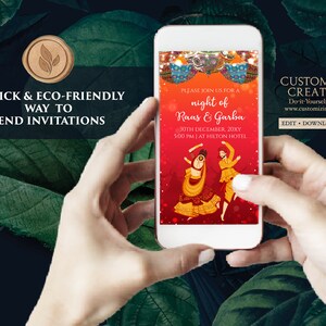 Dandiya Night Invite Digital Raas Garba Invitation, Navratri ...