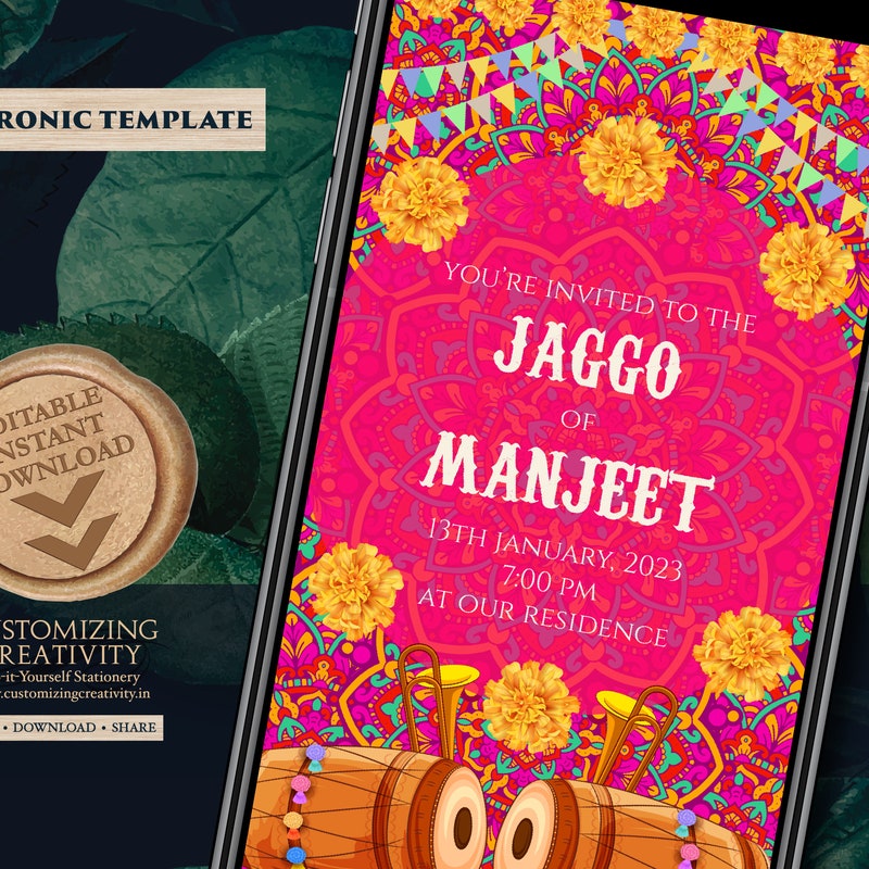 Jago Paper Invite Template - Etsy