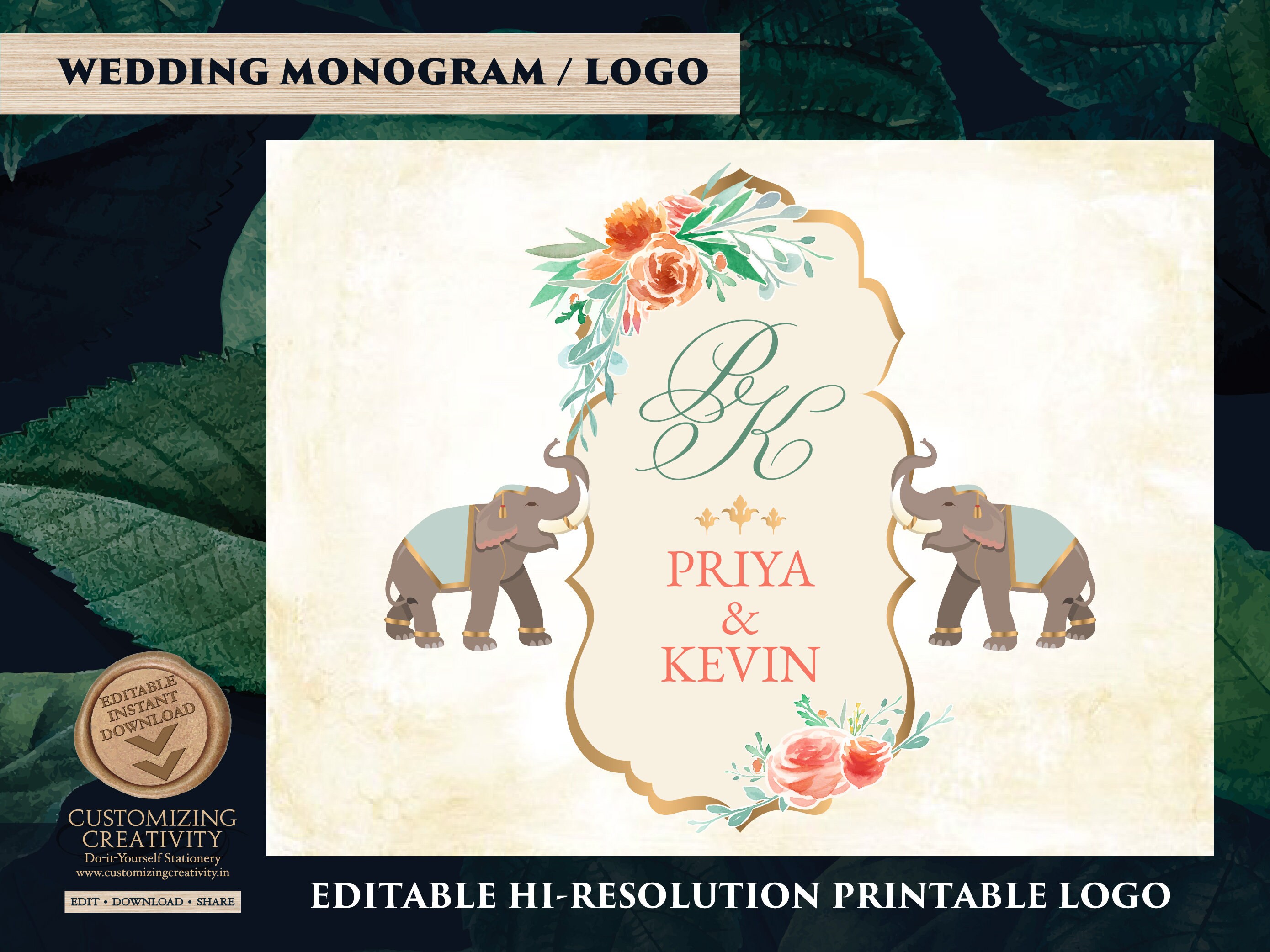 Hindu Elephant Design