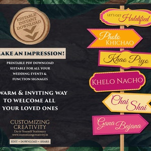 Haldi Decor Signs & Haldi Signs, Mehendi Decor as Mehndi Decor Sign ...