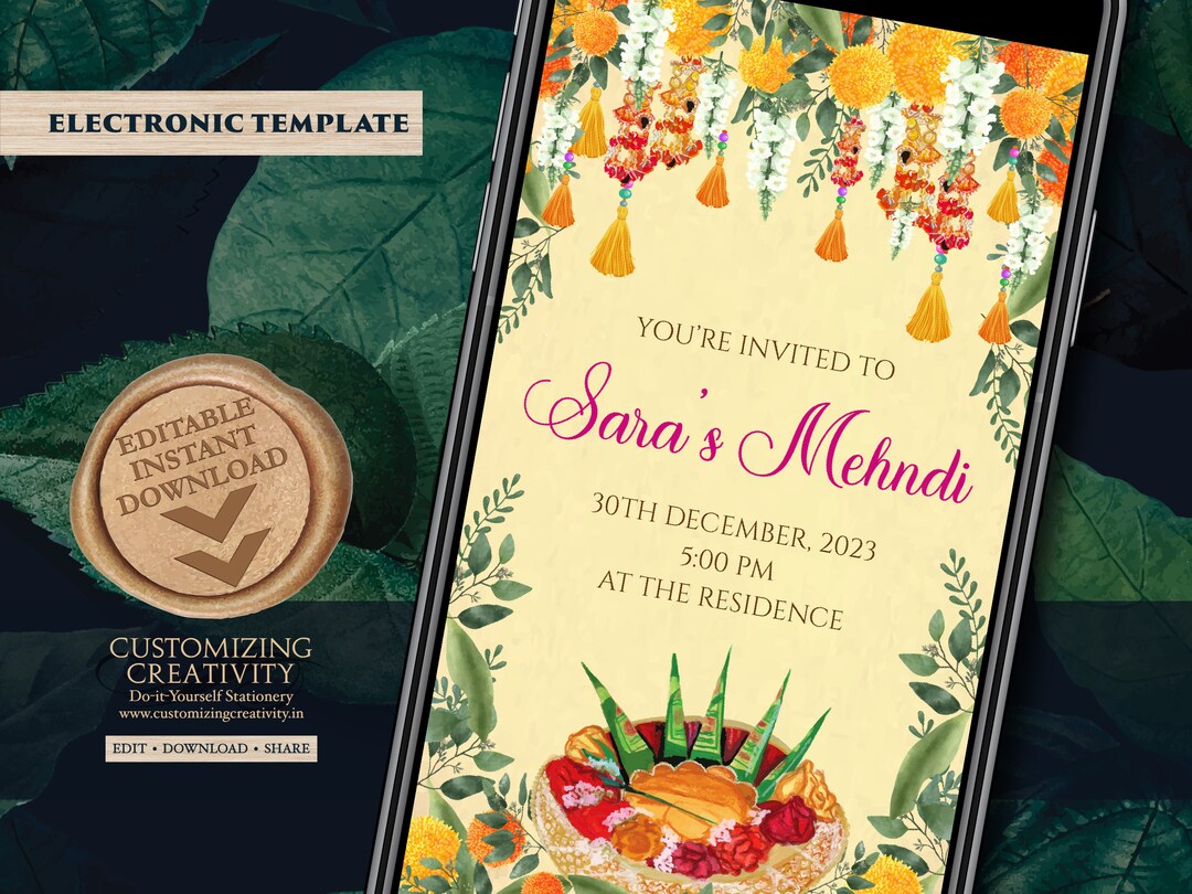 Wedding Haldi Invite as Pithi Invitations, Haldi Invitations & Pithi ...