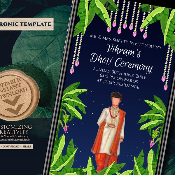 Panchalu Invitations - Etsy