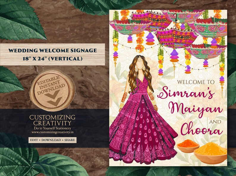 Maiyan Welcome Signs as Welcome Maiyaan Signs Maiyan Signs as - Etsy