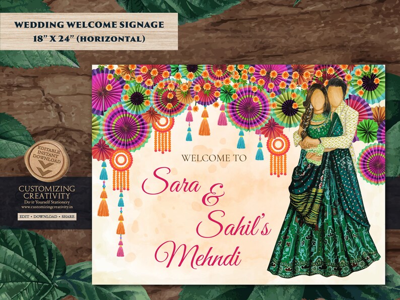 Mehndi Signs as Mehndi Poster Mehndi Decor Sign as Mehendi - Etsy