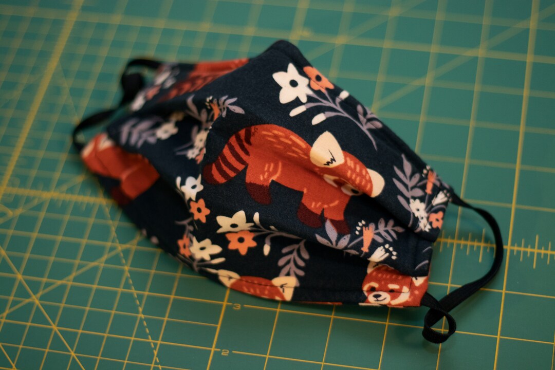 Red Panda Face Mask - Etsy