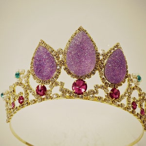 SALE Rapunzel Purple Tiara,rapunzel Crown, Tangled Crown, Tangled Tiara ...