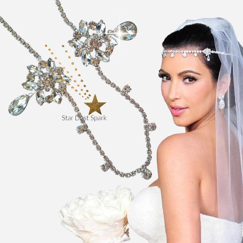 Bridal Forehead Headpiece - Etsy
