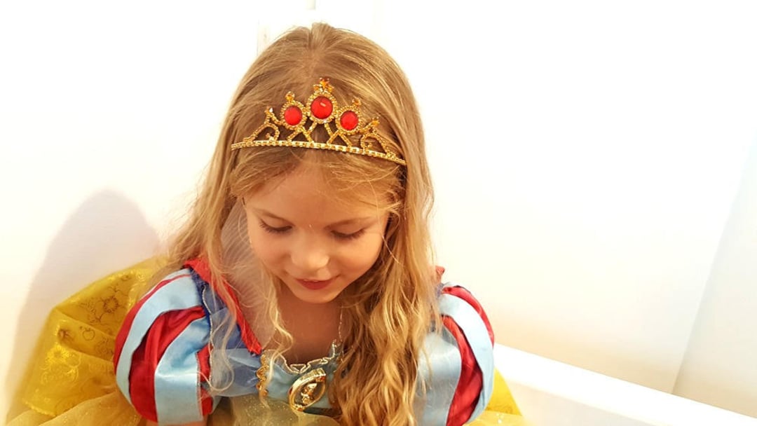 Snow White Tiara, Snow White Crown ,princess Snow White Gold & Red ...