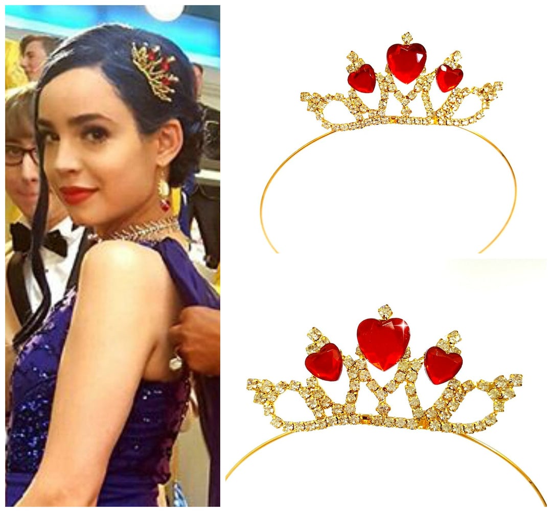 SALE !!!! Red Heart Crown Evie Descendants 2 Crown, Disney Descendants ...