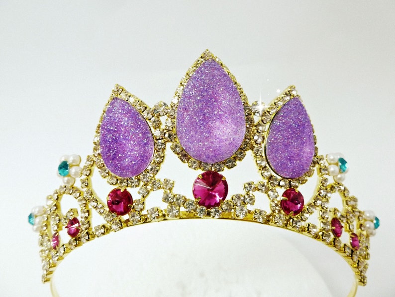 SALE Rapunzel Purple Tiararapunzel Crown Tangled Crown - Etsy