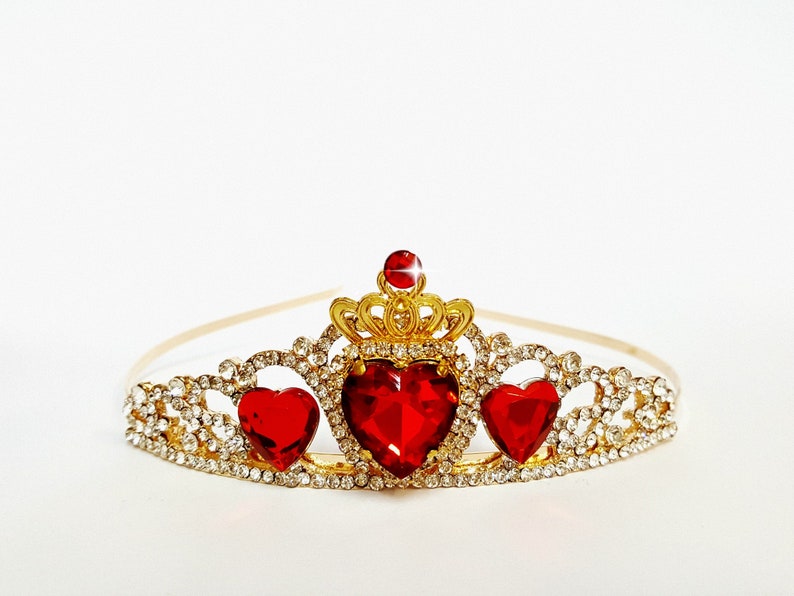 SALE Red Heart Crown Evie Descendants 3 Crown Disney - Etsy Canada