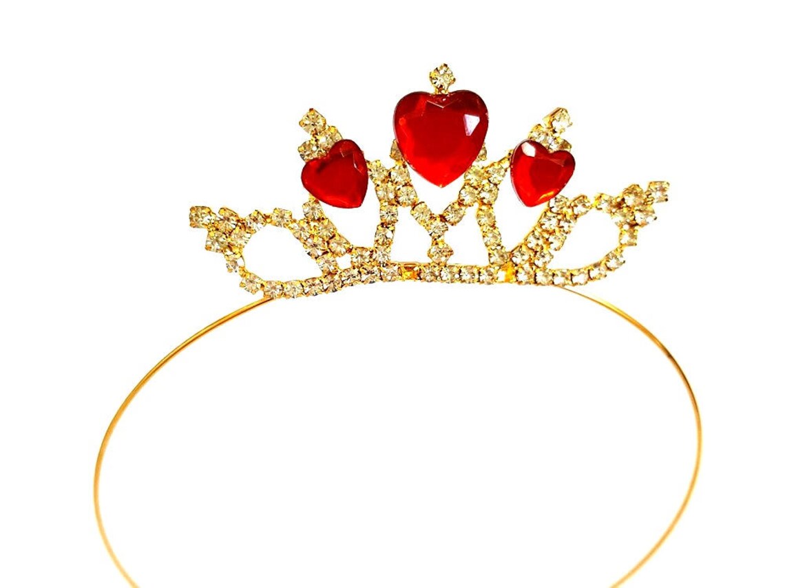 SALE !!!! Red Heart Crown Evie Descendants 2 Crown, Disney Descendants ...