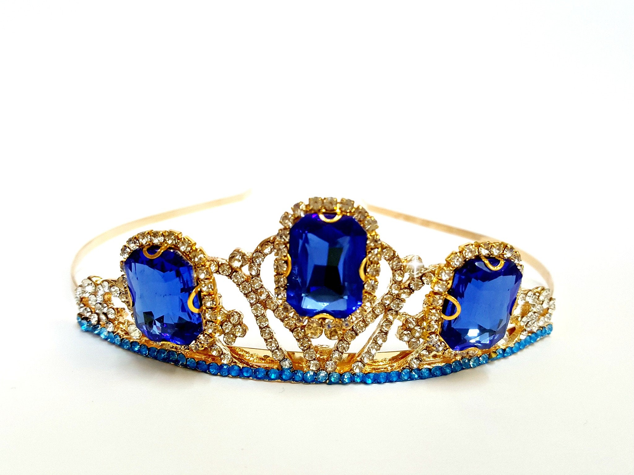 Descendants 3 Audrey Blue Crown Audrey Costume Crown Mal - Etsy Israel