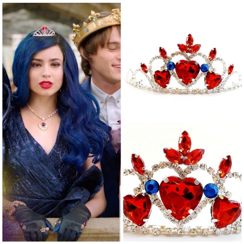 Disney Descendants 2 Tiara Evie Descendants 2 Crown Red - Etsy