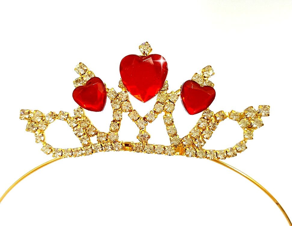SALE !!!! Red Heart Crown Evie Descendants 2 Crown, Disney Descendants ...