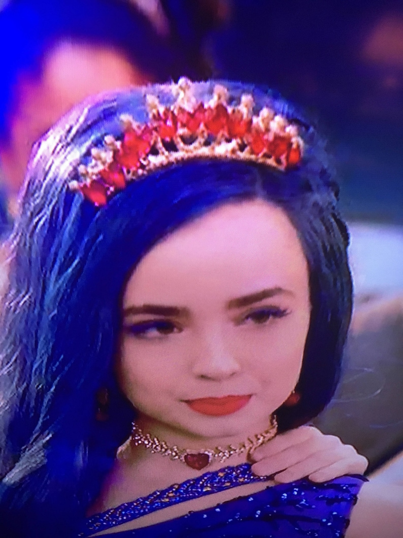 Disney Descendants 2 Tiara Evie Descendants 2 Crown Red | Etsy