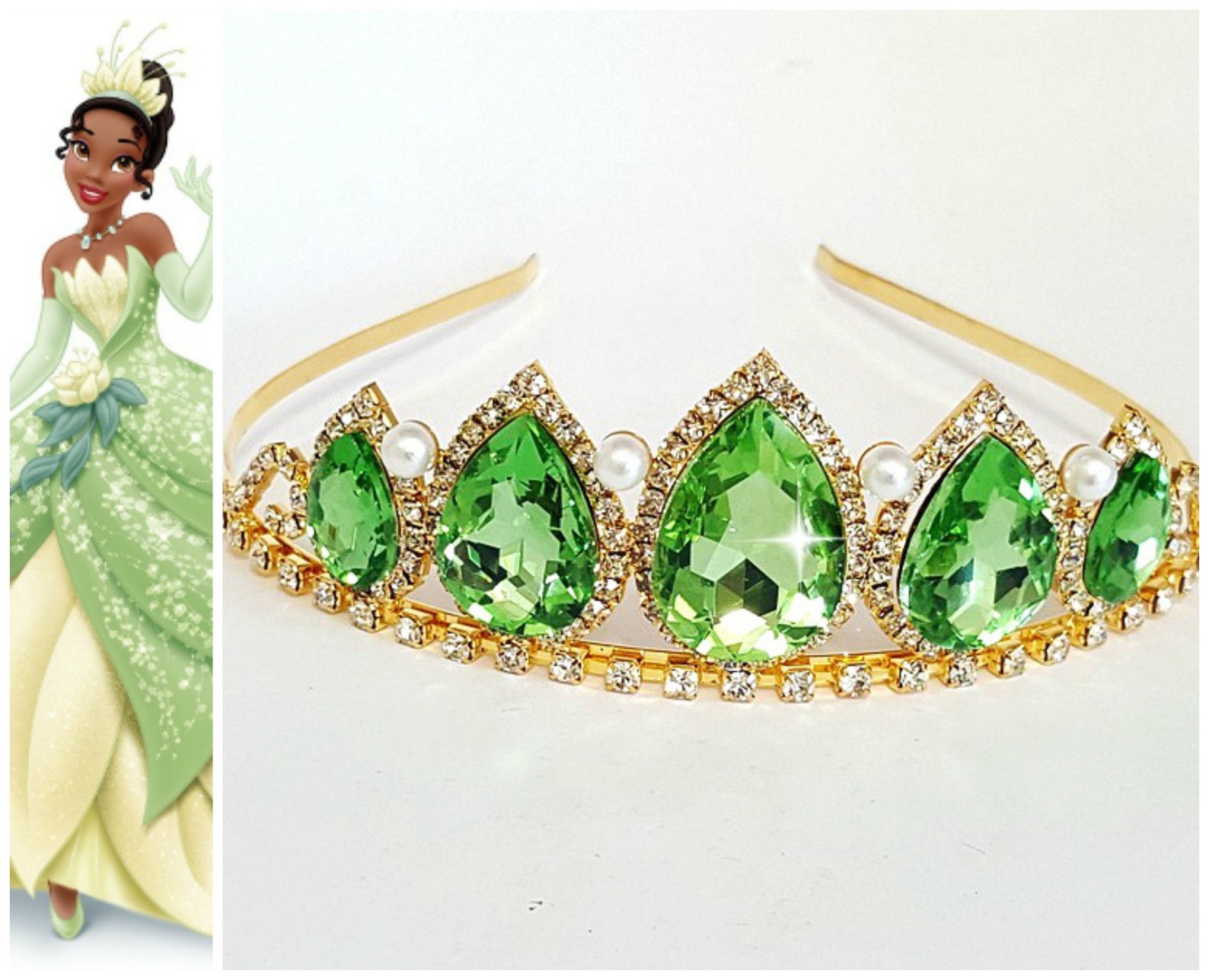 SALE Princess Tiana Tiaraprincess & the Frog Crown tiana - Etsy