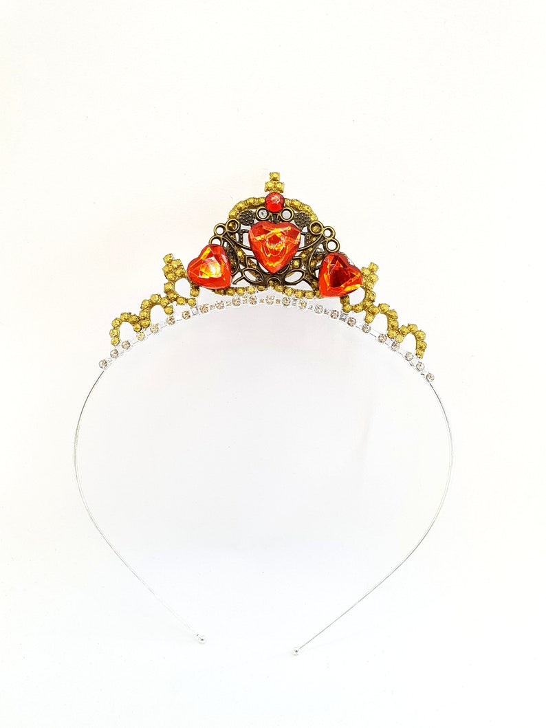 SALE Red Heart Crown Evie Descendants 3 Crown Disney - Etsy