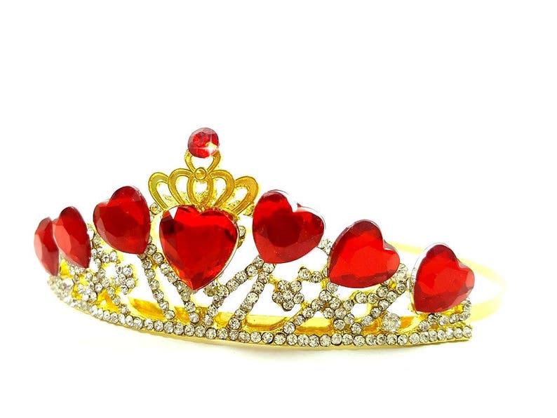 SALE !!!! Red Heart Crown Evie Descendants 2 Crown, Disney Descendants ...