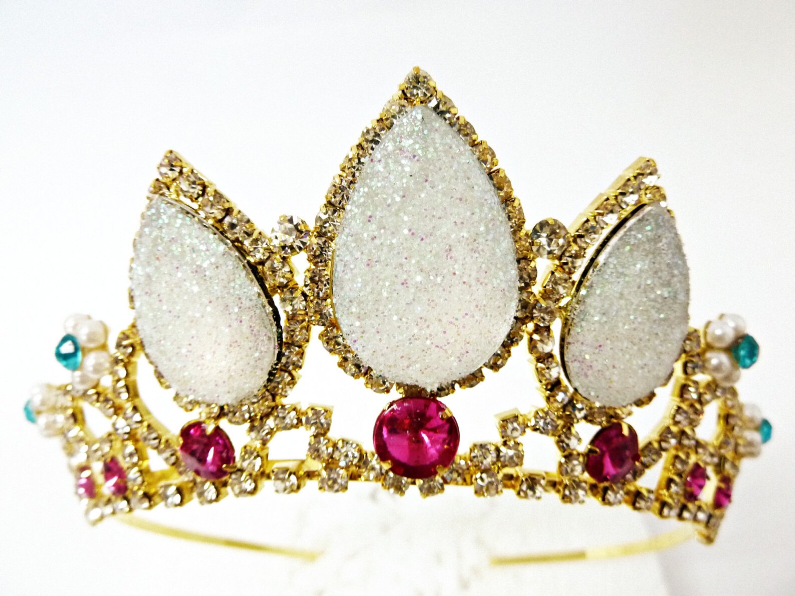 SALE Rapunzel White Sparkle Tiararapunzel Crown Tangled | Etsy