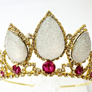 SALE Rapunzel White Sparkle Tiara,rapunzel Crown, Tangled Crown ...