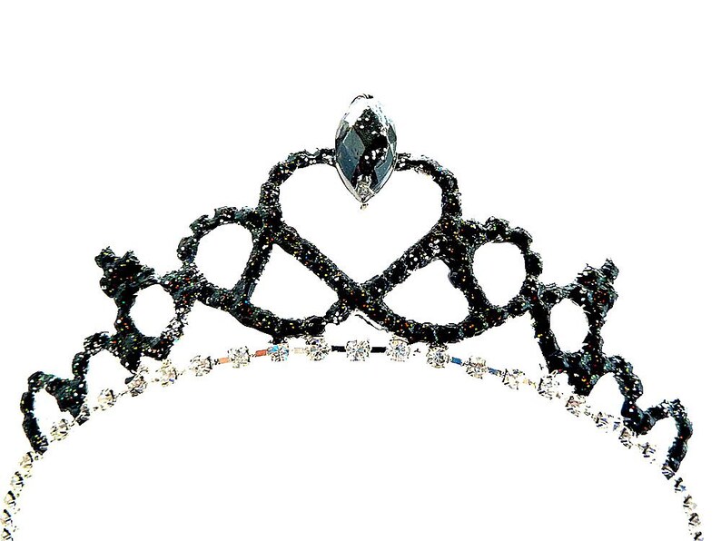 Black Swan Tiara Black Swan Crown Gothic Fascinator Etsy