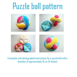 Puzzle Ball Pattern – Instant PDF Download - Etsy