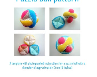 Baby Puzzle Ball Sew Fun® Sewing Pattern, PDF Download - Etsy