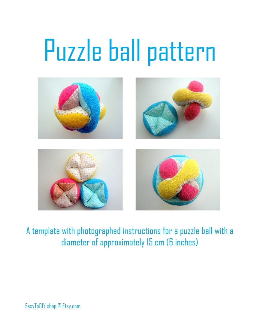 Puzzle Ball Pattern – Instant PDF Download - Etsy