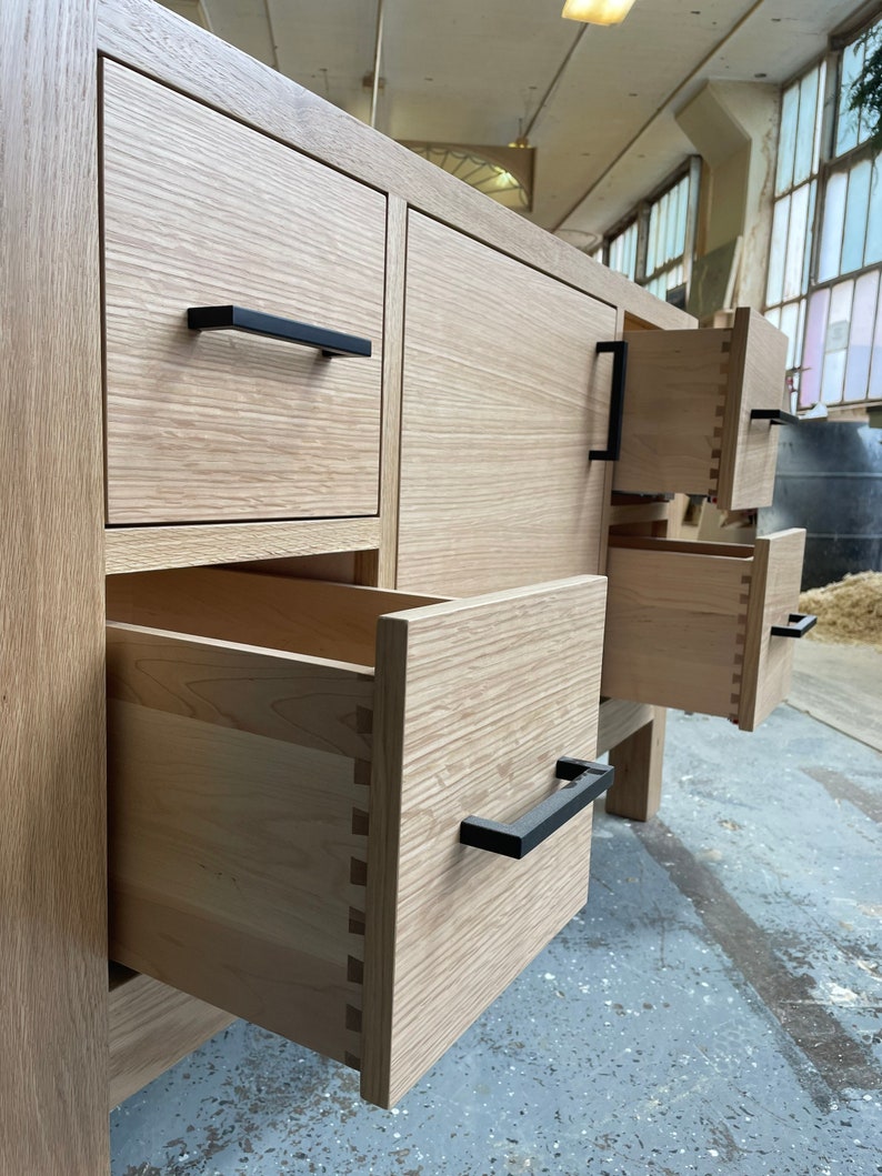White Oak Custom Vanity (made to Order) - Etsy