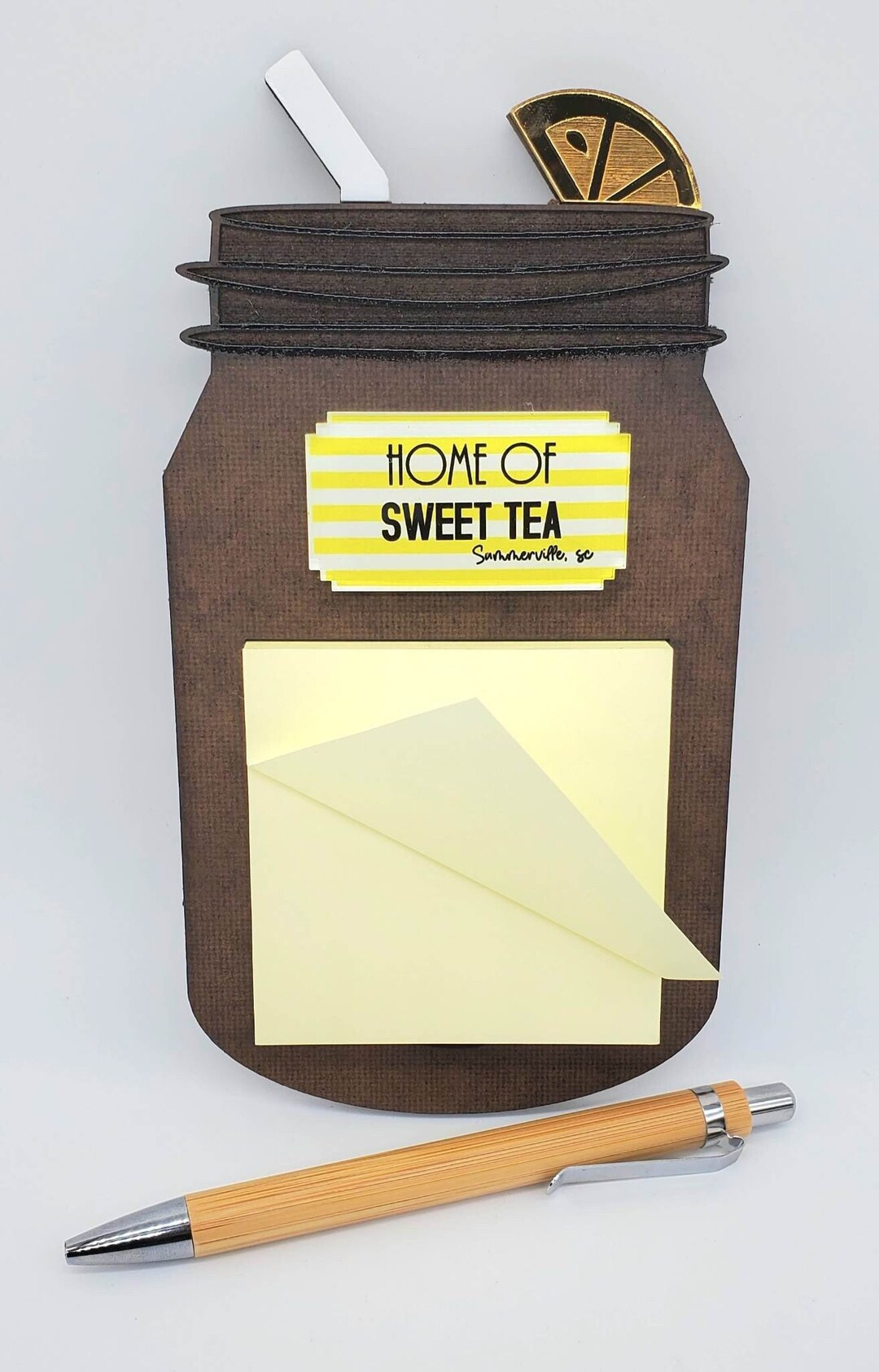 Sweet Tea Mason Jar Sticky Note Pad Holder SVG Cut FILE ONLY!!! - Etsy