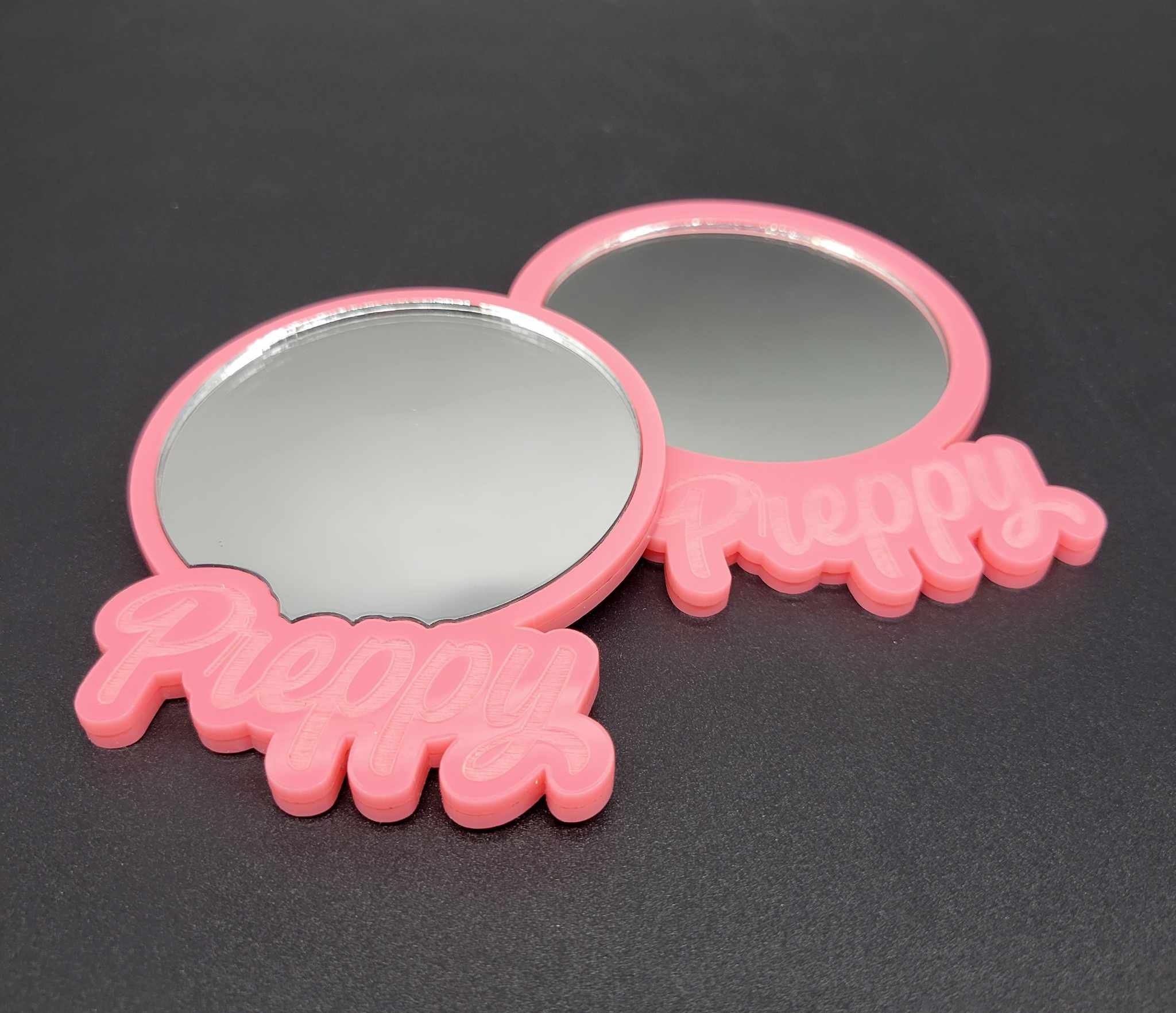 Preppy Compact Mirror SVG File ONLY!!! - Etsy