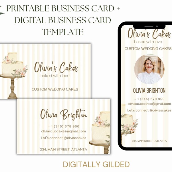 Bakery Business Card - Etsy